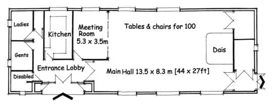 About the Village Hall | Burcot Village Hall | Worcestershire